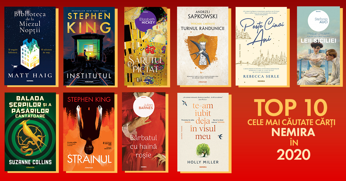 Best of 2020: top 10 cele mai căutate cărți Nemira – Blogul Editurii Nemira