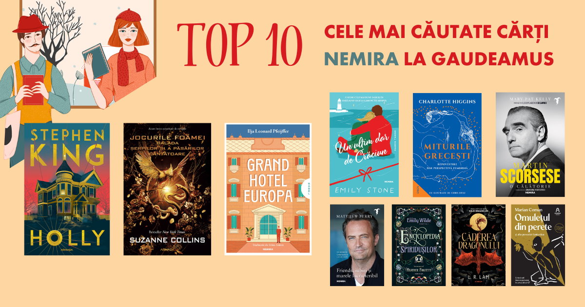 Cele mai căutate titluri Nemira și Nezumi la Târgul de carte Gaudeamus ...