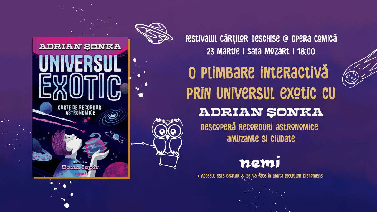 O plimbare interactivă prin Universul exotic cu Adrian Șonka – Blogul ...